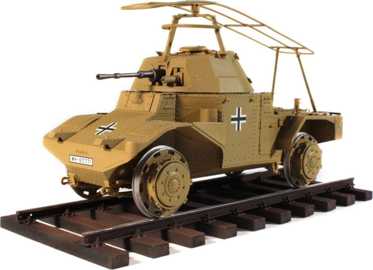 Panzerspähwagen P 204(f) German Armoured Railway Car WWII by ICM Review ...